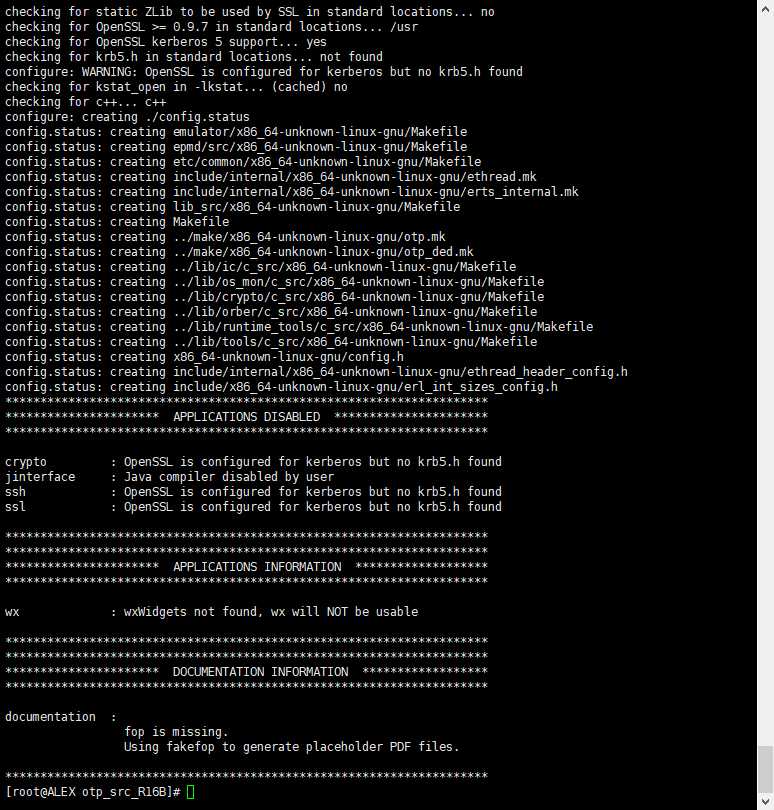 安装rabbitmq编译erlang时,checking For C Compiler Default Output File Name