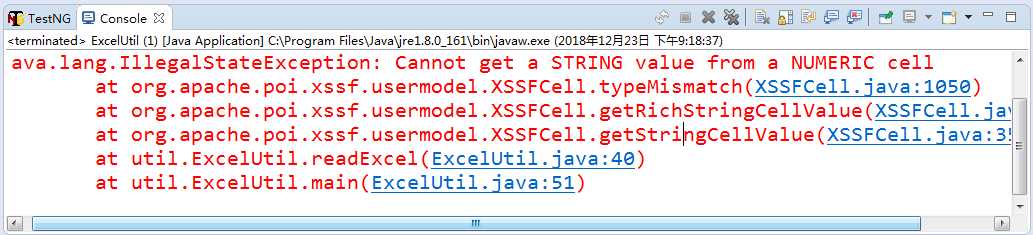 Cannot Get A STRING Value From A NUMERIC Cell 